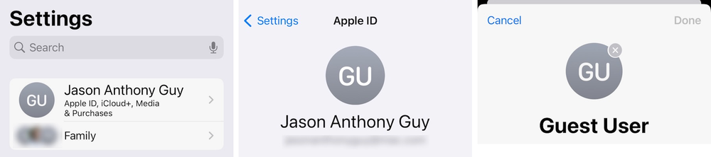 Fixing an Incorrect Apple ID Name in iOS Settings