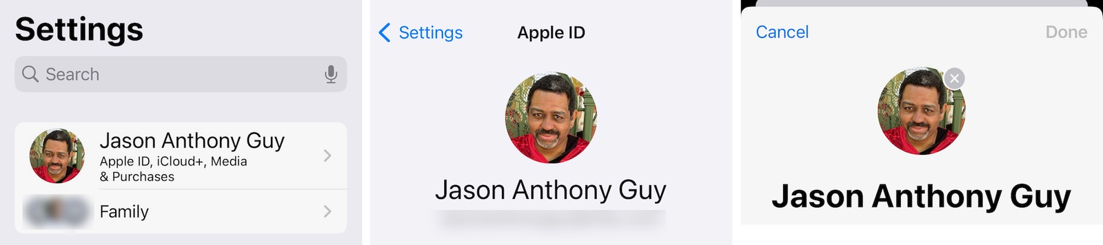 Fixing an Incorrect Apple ID Name in iOS Settings