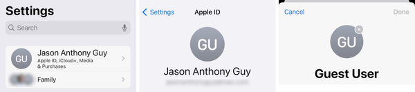Fixing an Incorrect Apple ID Name in iOS Settings